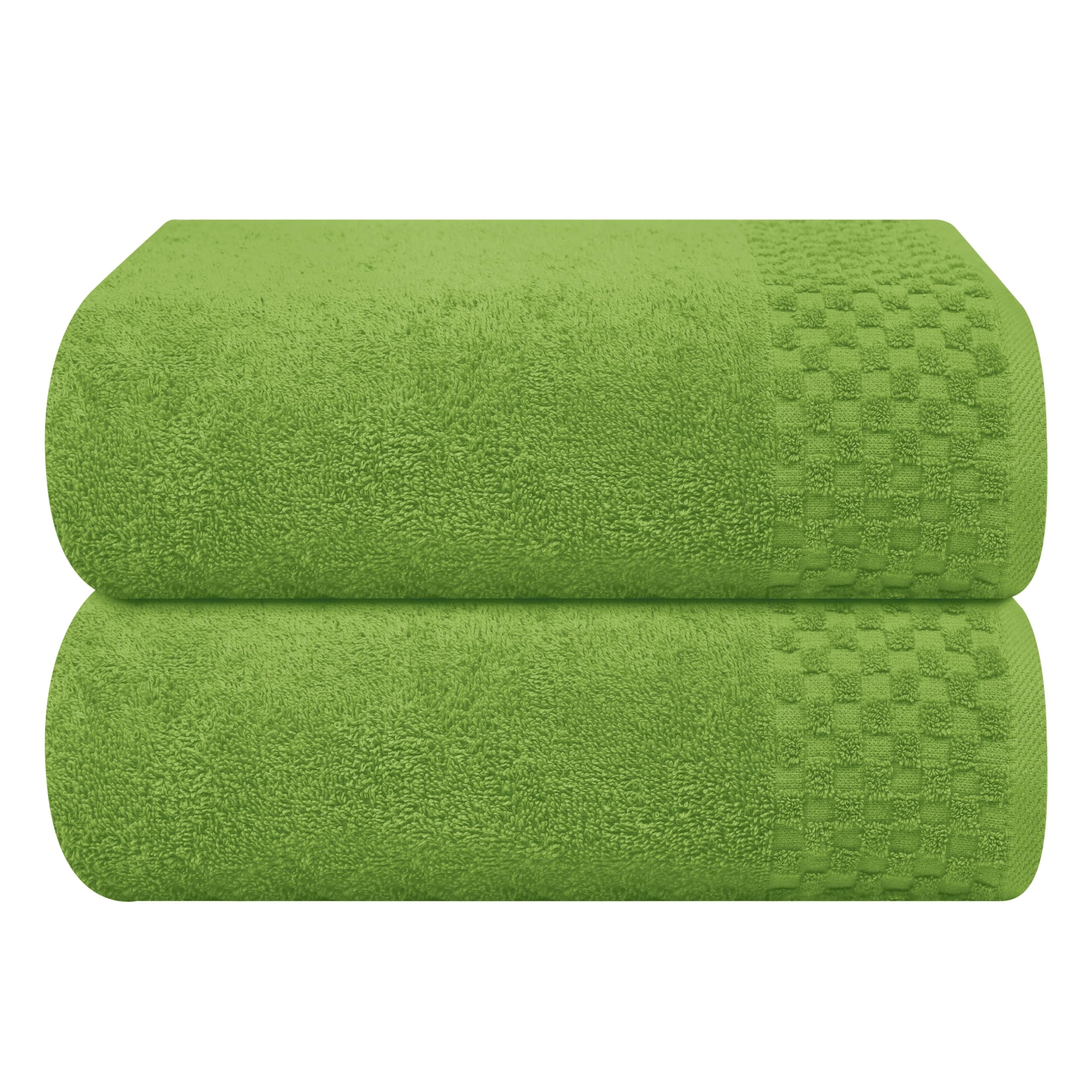 GLAMBURG Oversized Bath Towels 28x55 inches, 100% Cotton, Soft ...