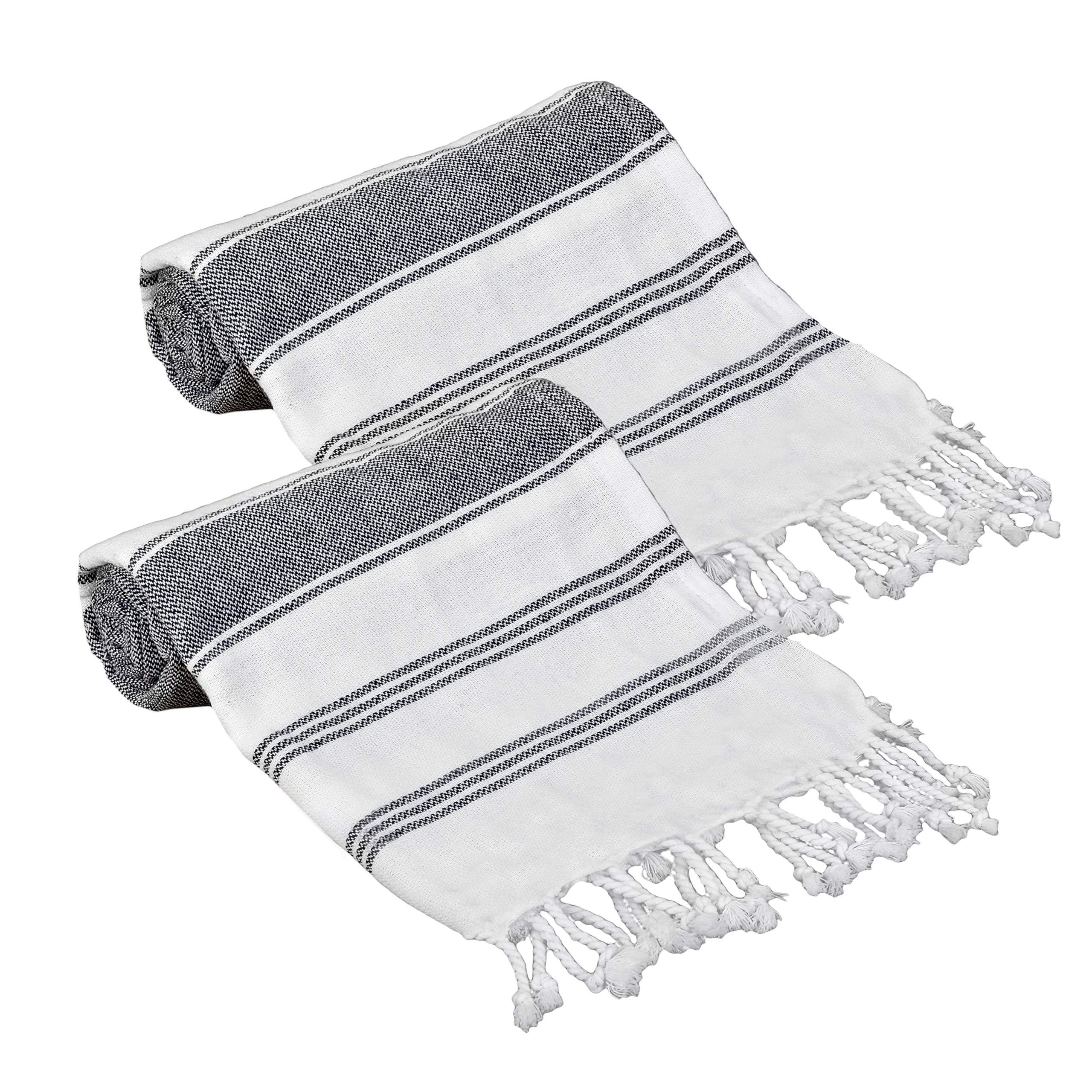 GLAMBURG Peshtemal Turkish Towel 100% Cotton Beach Towels Oversized ...