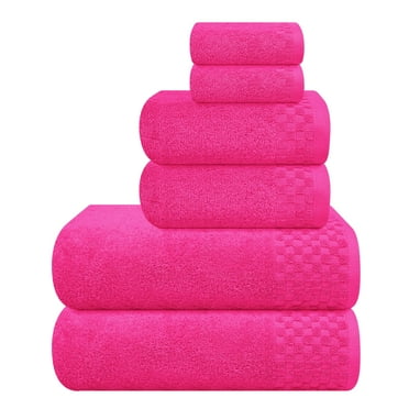 GLAMBURG Ultra Soft 3 Pack Cotton Towel Set, Contains a Bath Towel ...