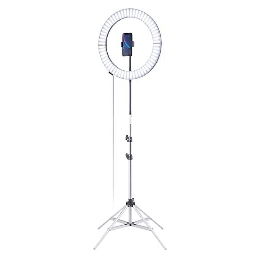 GLAMCOR Galileo 18" LED Ring Light Kit | 2,700K - 5,600K, Bluetooth ...