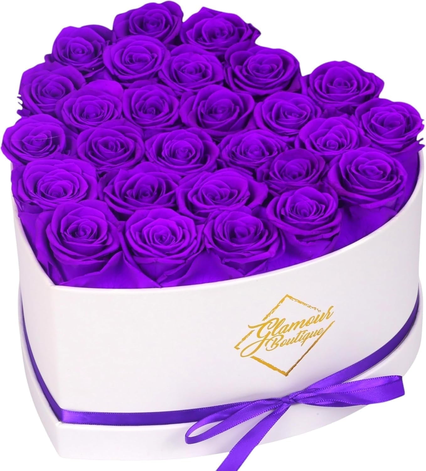 GLAMOUR BOUTIQUE Preserved Roses in a Box - Gifts for Her, Wife & Mom ...