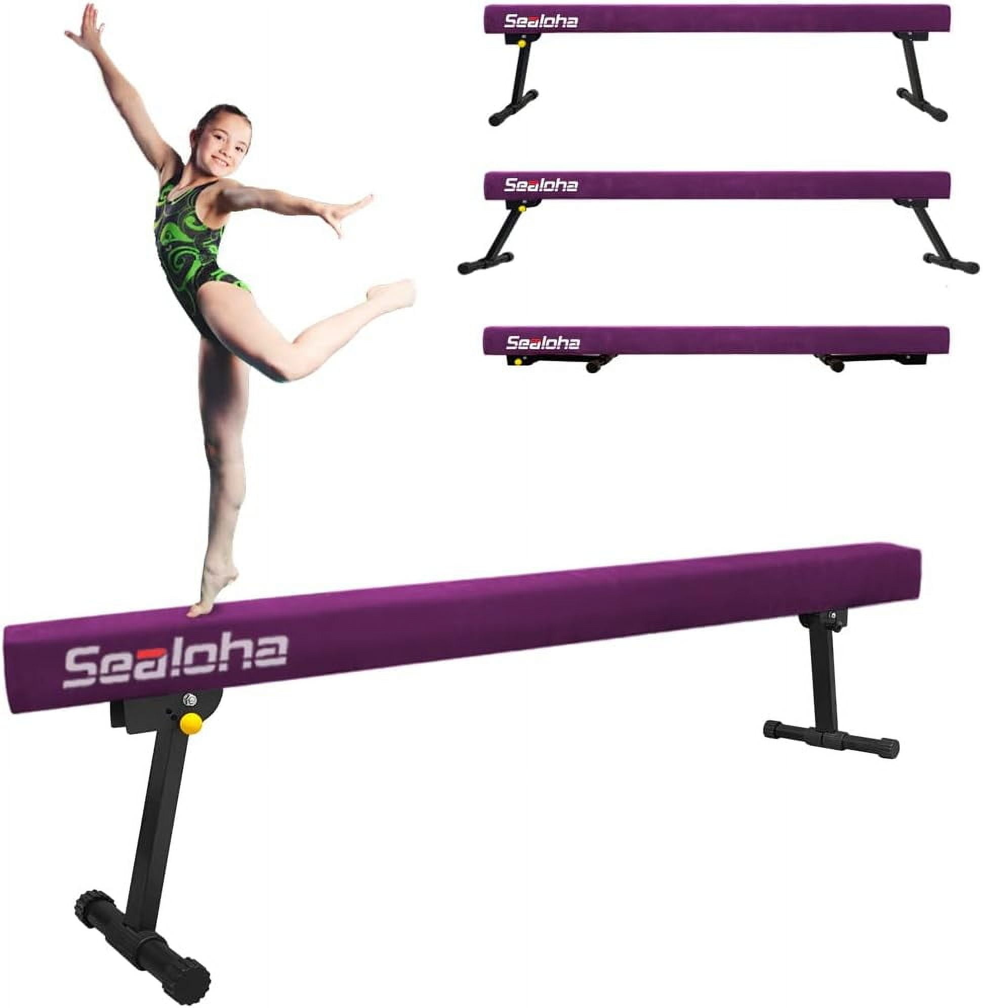 GLANT 8ft Ultrasimple Adjustable&Foldable Balance Beam,High-Low Floor ...