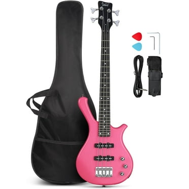 GLARRY Electric Bass Guitar Beginner Kit, 4 String Full Size Solid Body ...