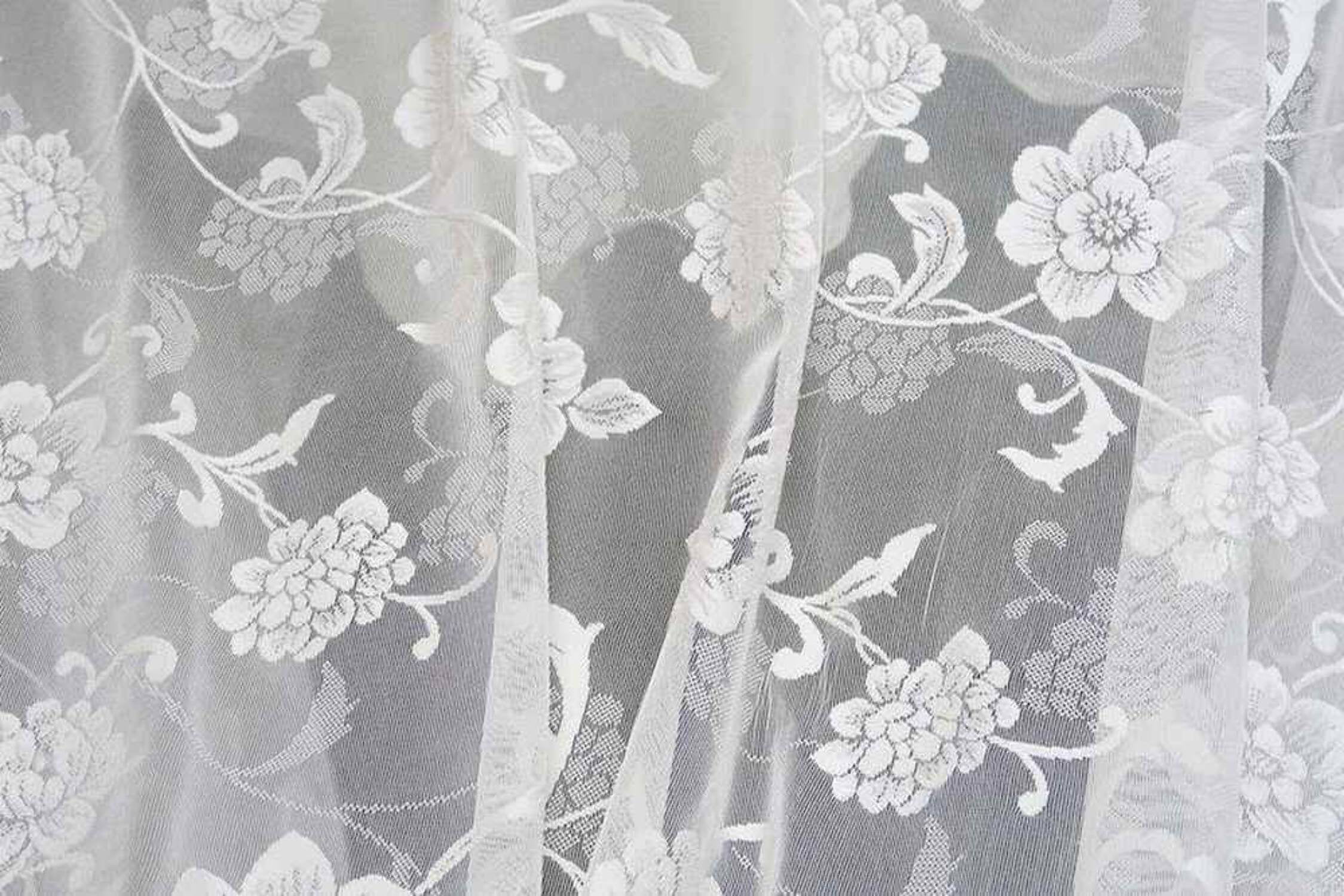 GLASGOW Lace Netting Material 55 Inch in Width | Home Decor, Ivory ...