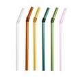 Better Homes & Gardens Glass Bendy Straw Colorful , 6 Pieces - Walmart.com