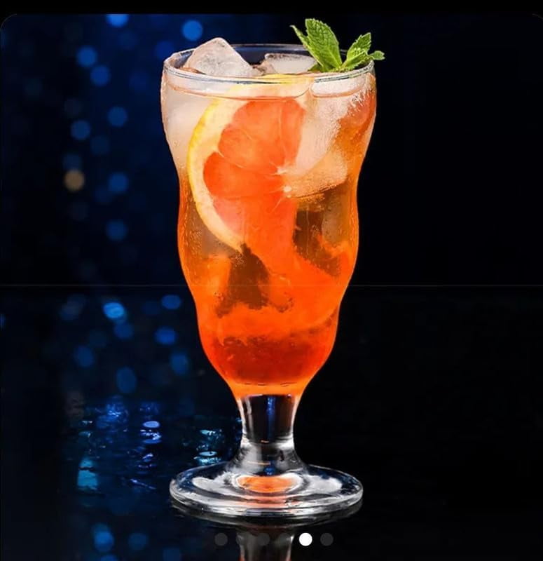 GLASSWARE Crystal Hurricane Glasses Cocktail Ideal for ...