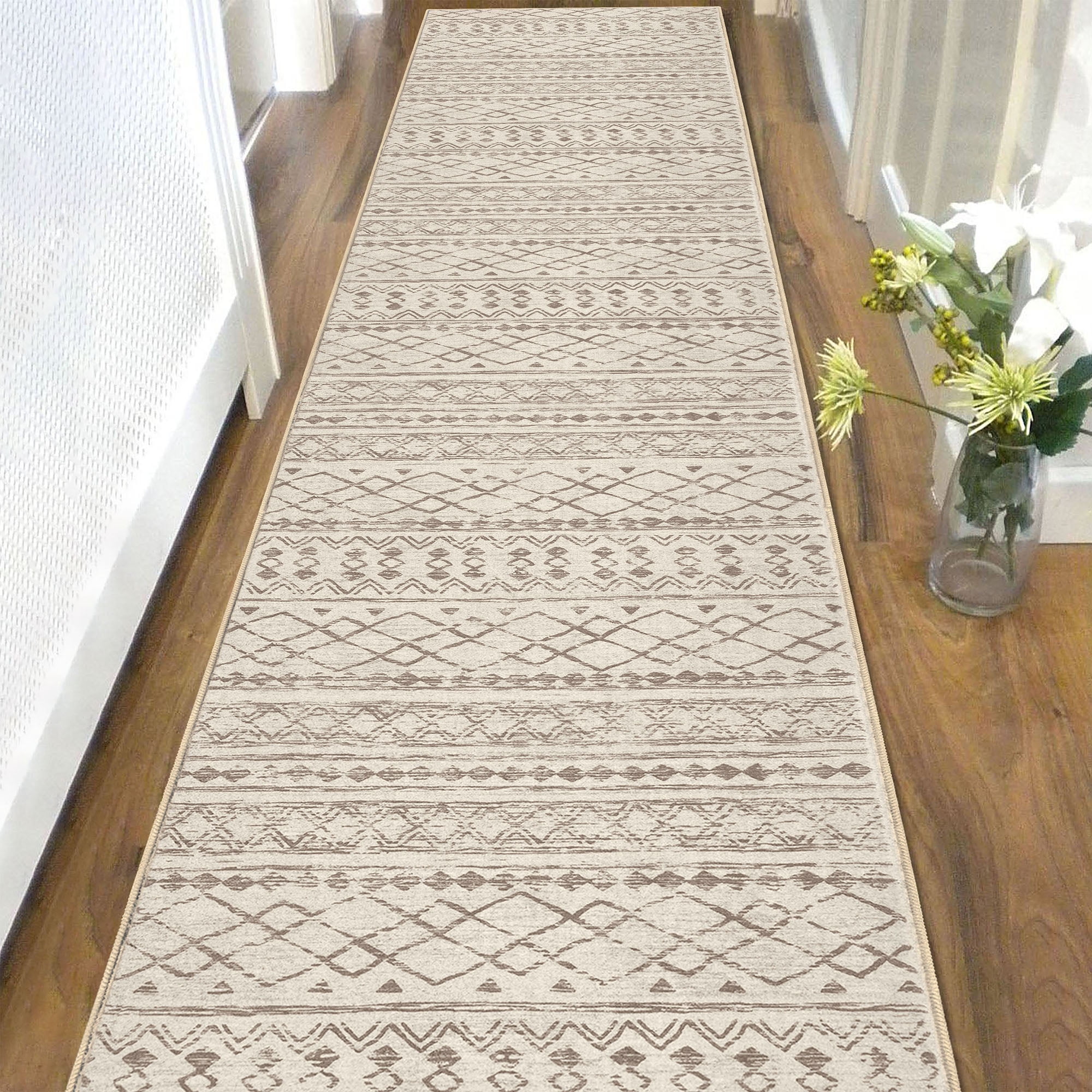 GLATTICE Boho Long Oriental Hallway Rug Runner Kitchen Mat 2.6x10 ft ...