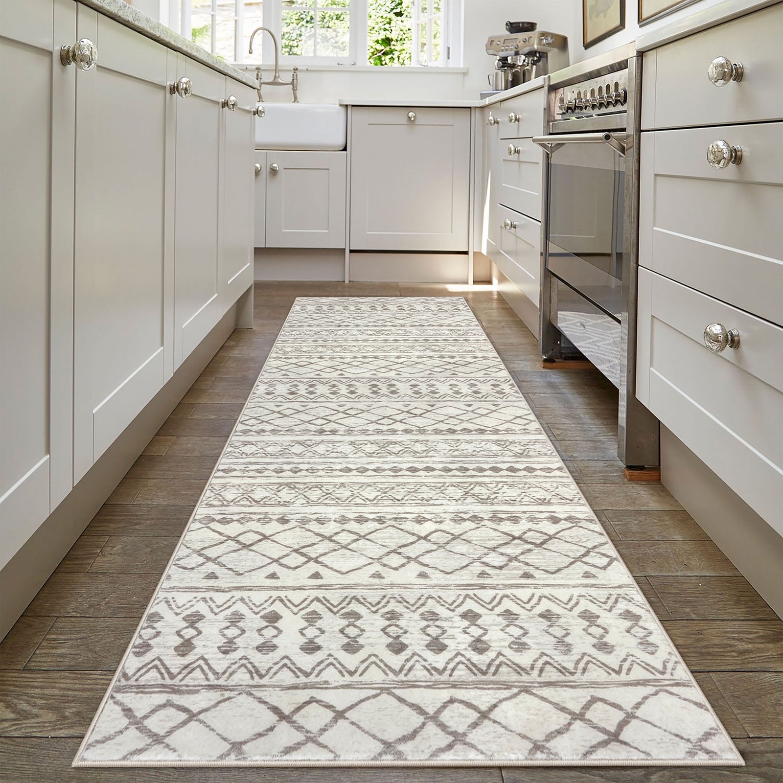 GLATTICE Runners for Hallways 2.6x8 Washable Kitchen Runner Rug Non ...