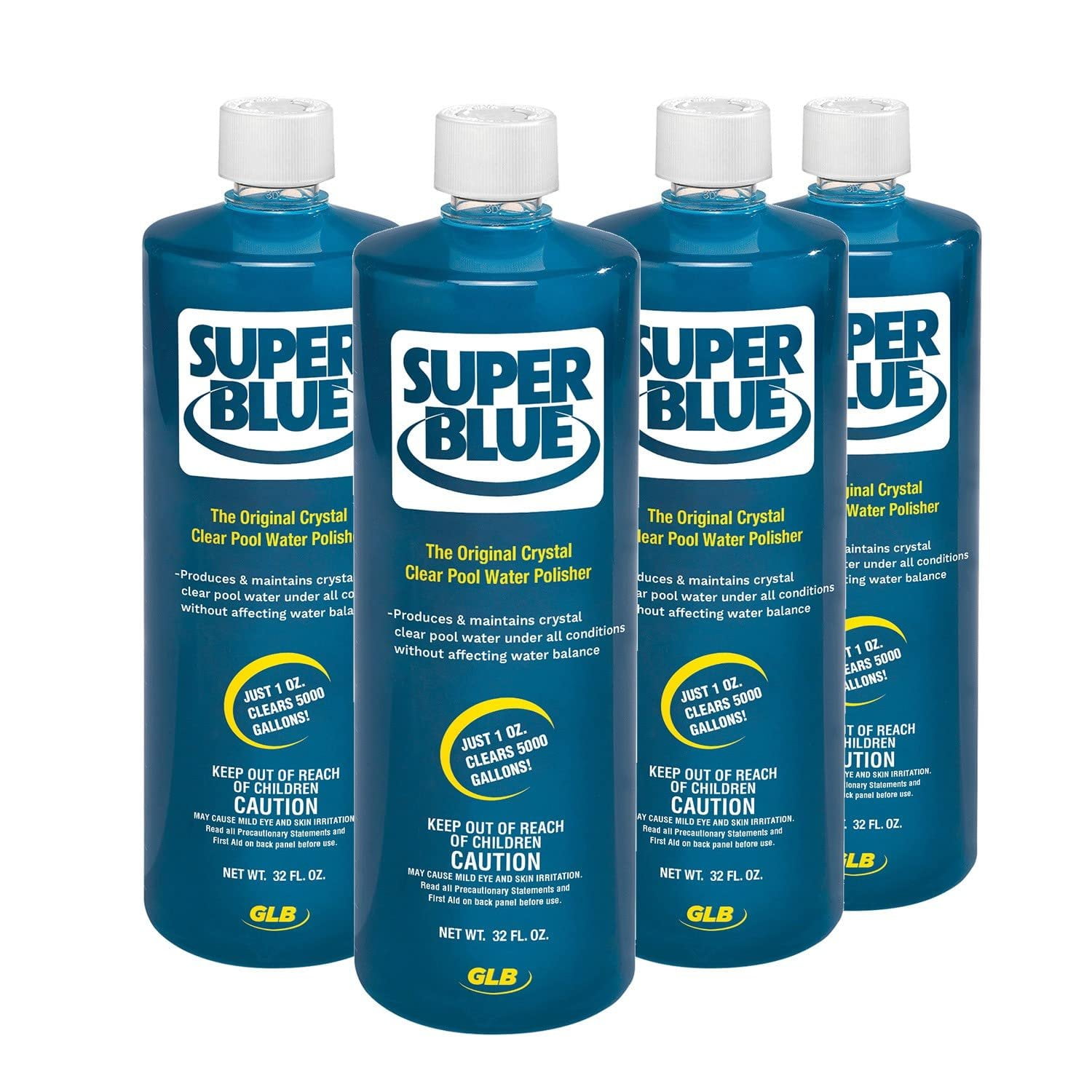 GLB 71205-SP-04BX Super Blue Pool Clarifier, 128-Ounces - Walmart.com