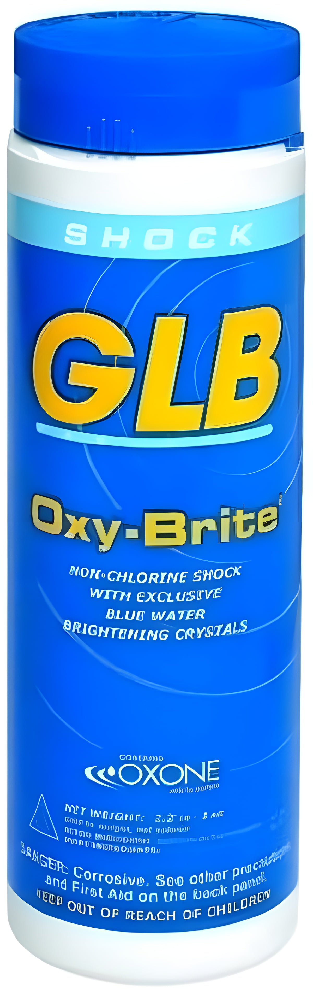 GLB Oxy Brite Shock Oxidizer, 2.2lb, Sparkling Pool Water Treatment ...