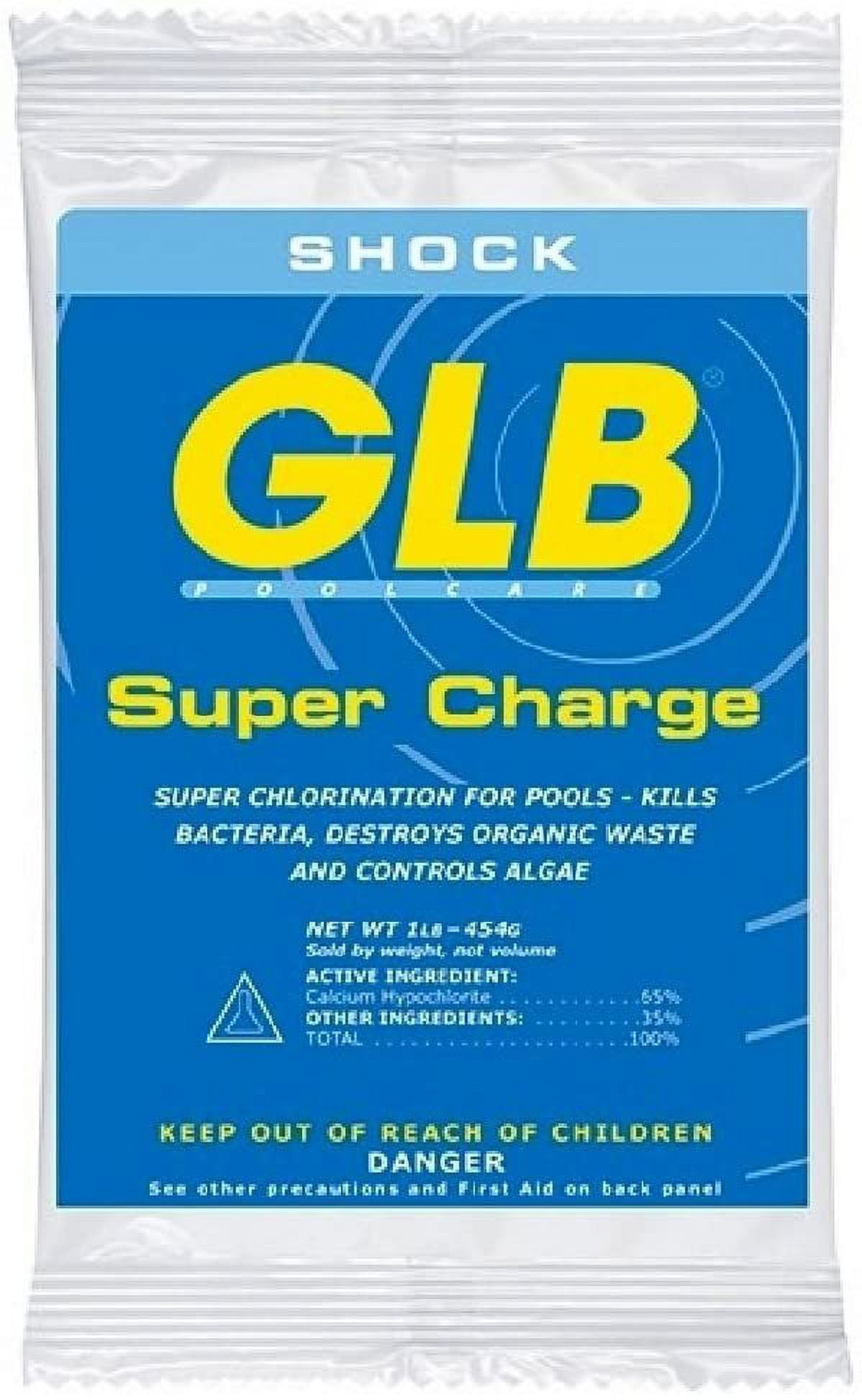 GLB Pool and Spa Products GLB71428A Calcium-Hypochlorite Super Charge ...