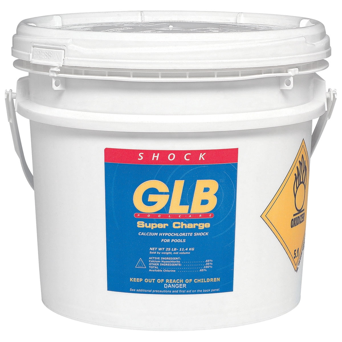 GLB Super Charge Pool Chemical, Granule Shock Oxidizer, 25 lb. - Case ...