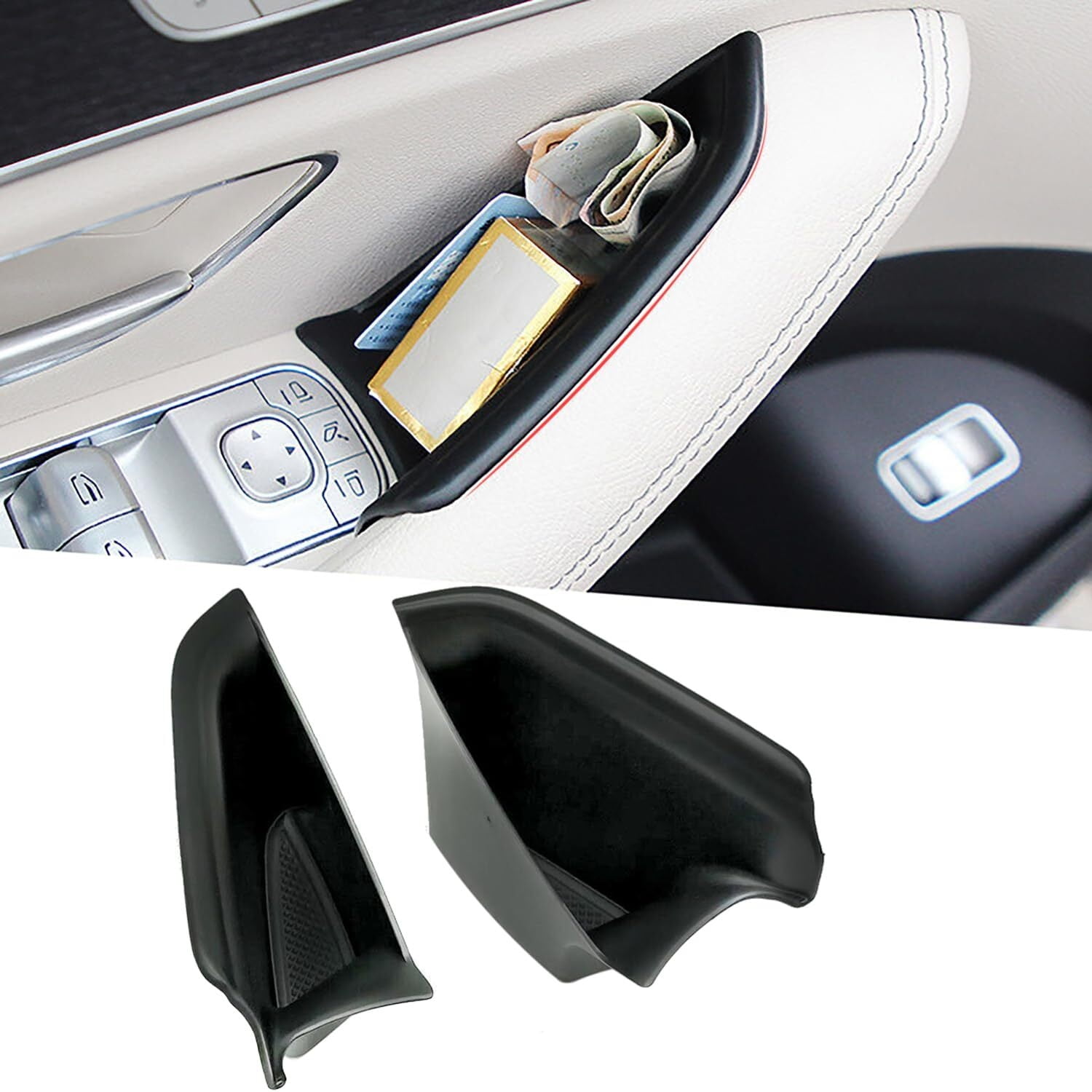 GLE W167 Front Row Door Side Organizer Storage Box Compatible with ...
