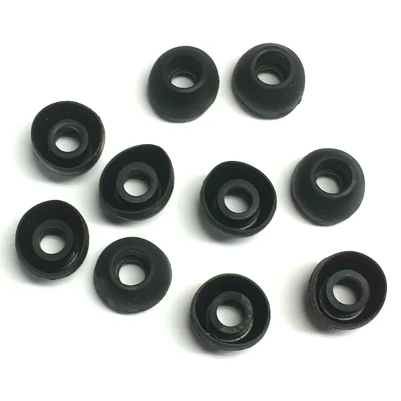 GLEAM- 10 Earbud Plugs Rubber Earphone Ear Tips Cushion For Audio ...