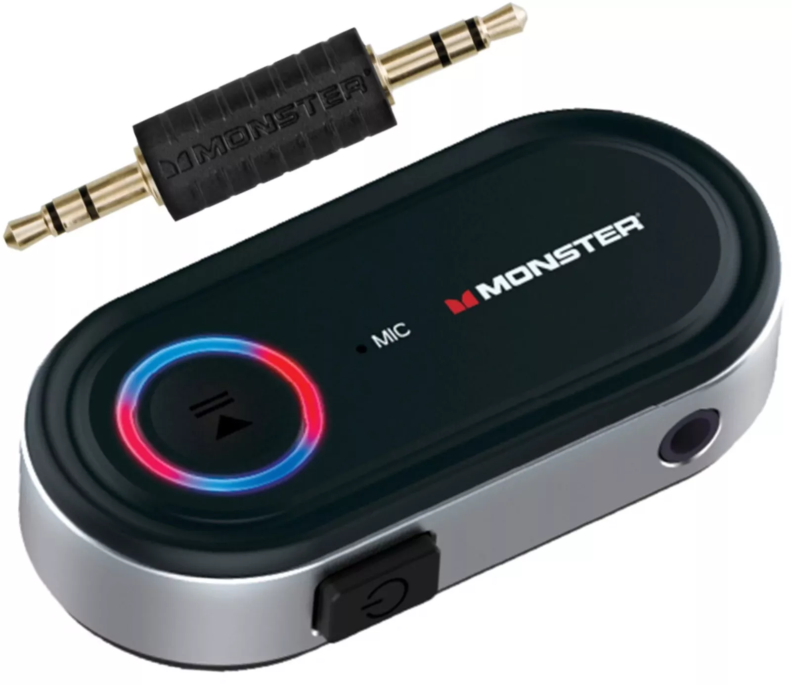 GLEAM- Monster Bluetooth 3.5Mm Aux Audio Receiver Adapter With Voice ...