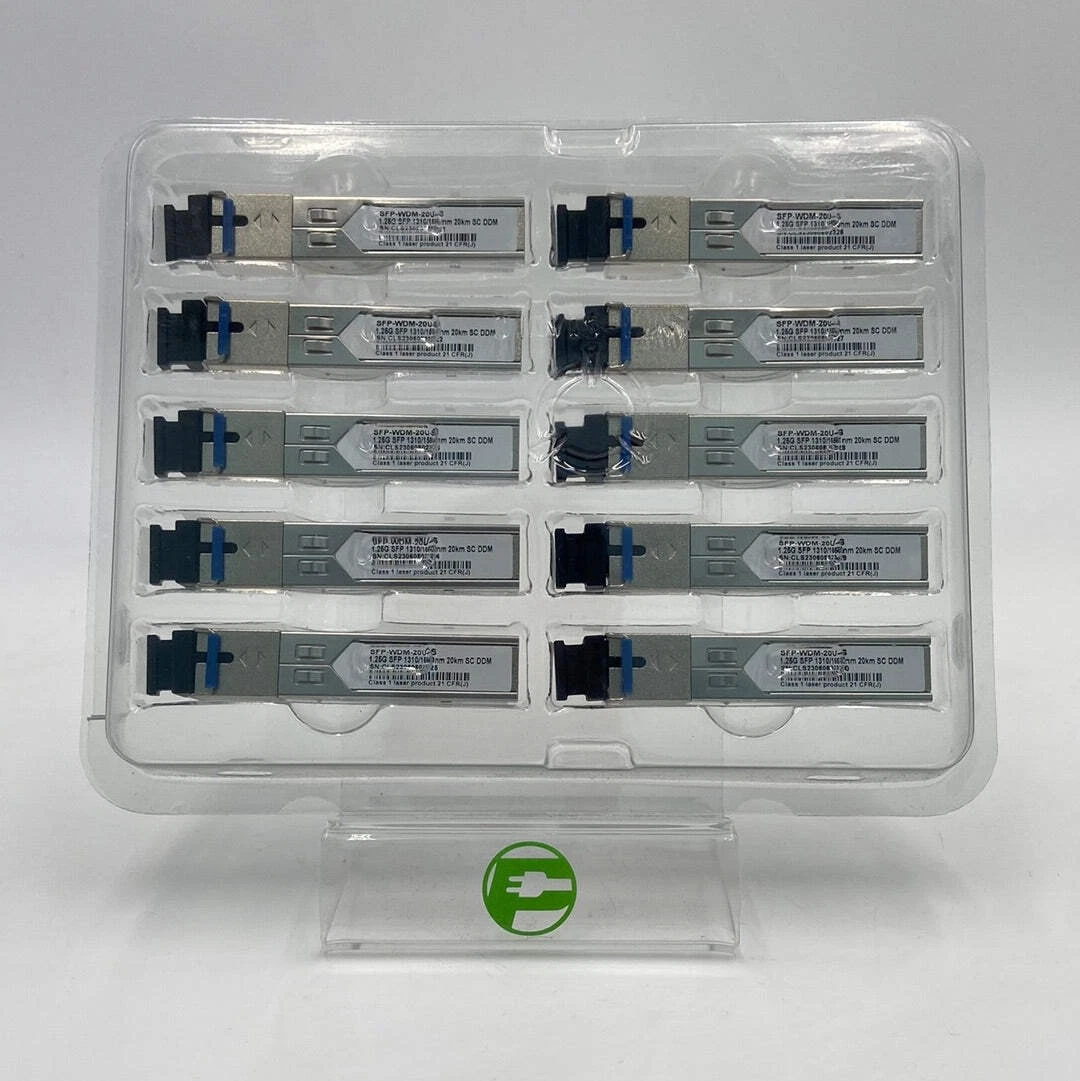 GLEAM- New 10 Switch Modules 20Km 1.25G 1310/1550Nm Sfp Wdm Modules Sfp ...