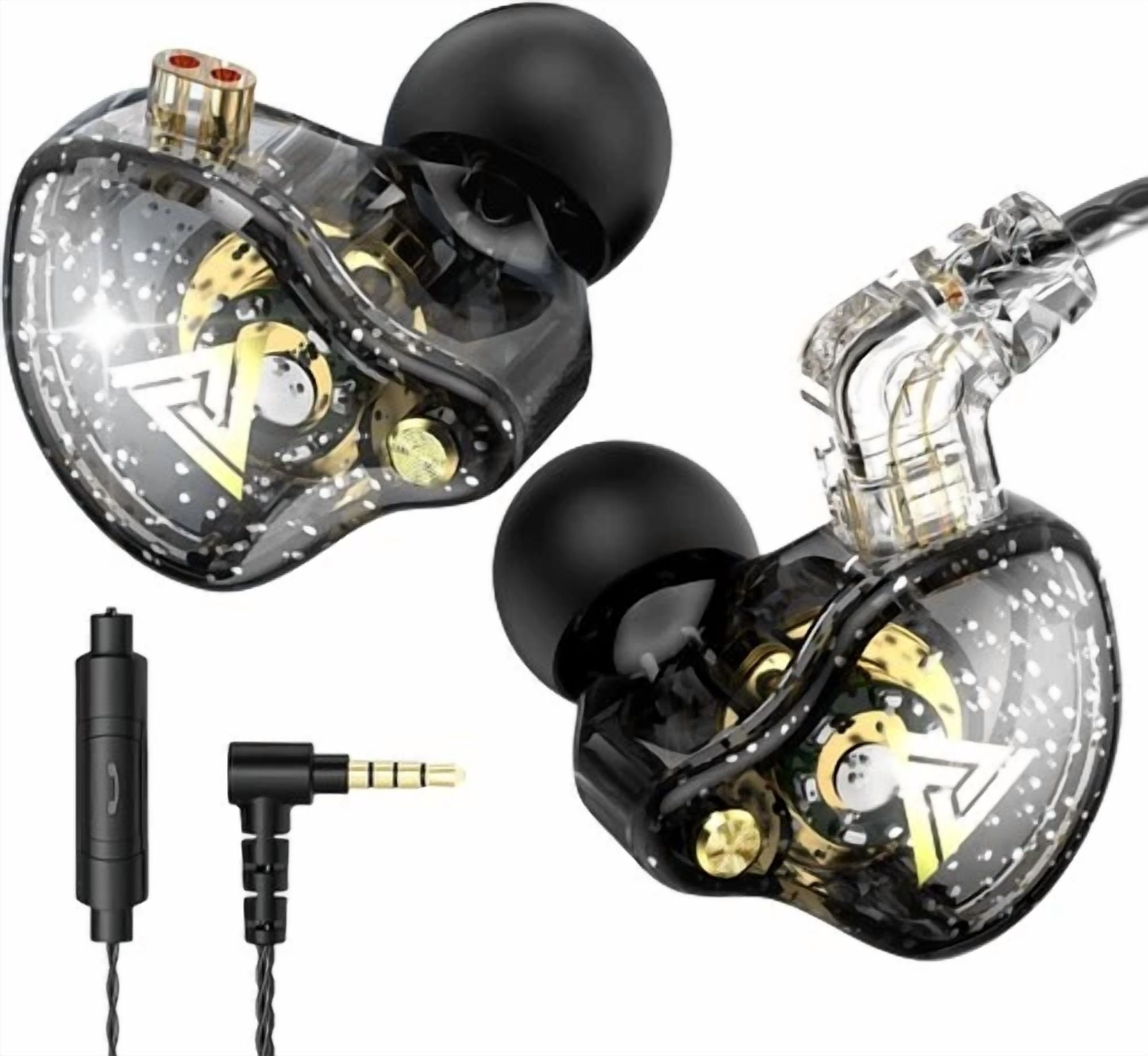 GLEAM- Qkz Ak6 Pro Wired Iem For Gaming Earbuds With Mic, In Ear ...