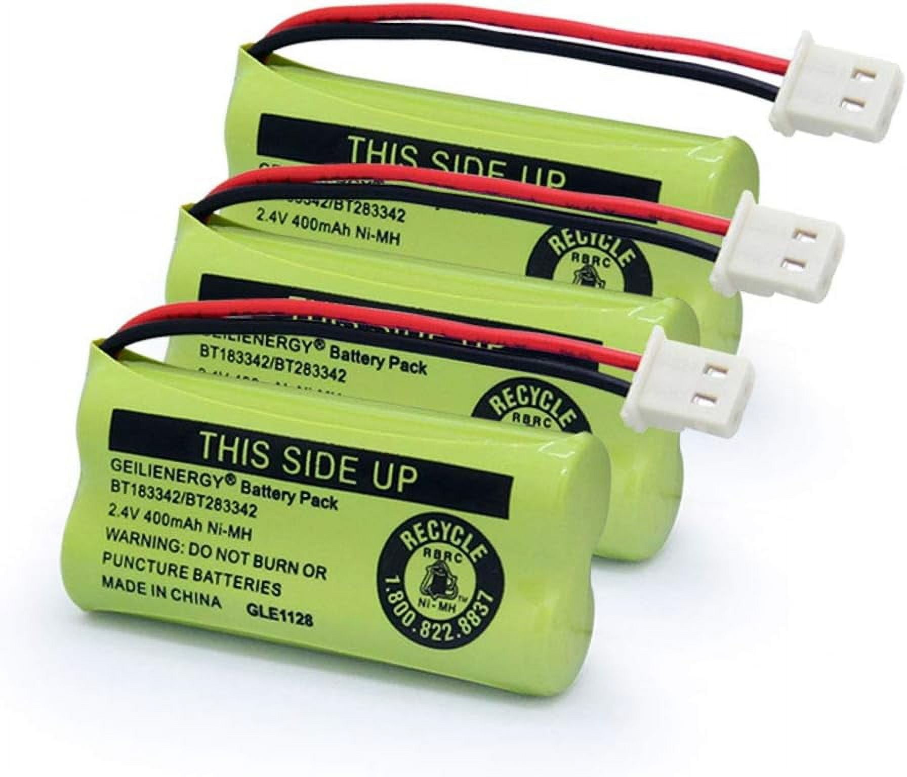 GLESOURCE 400mAh Power Battery for VTech Cordless Phones, BT183342 ...
