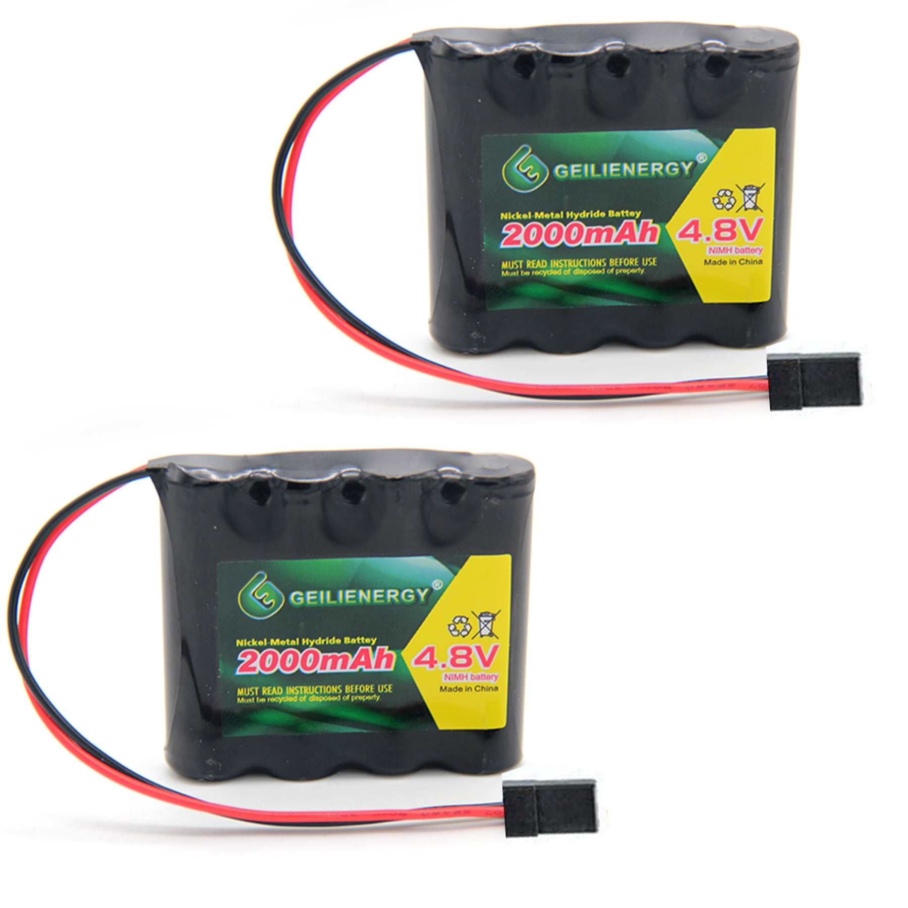 GLESOURCE RX Battery with Hitec Connectors for RC Receivers and ...