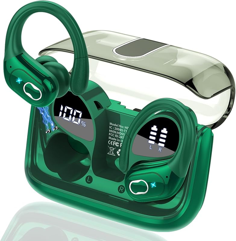 GLFE Wireless Earbuds 75hrs Bluetooth 5.4 Headphone Sport, 2025 ...