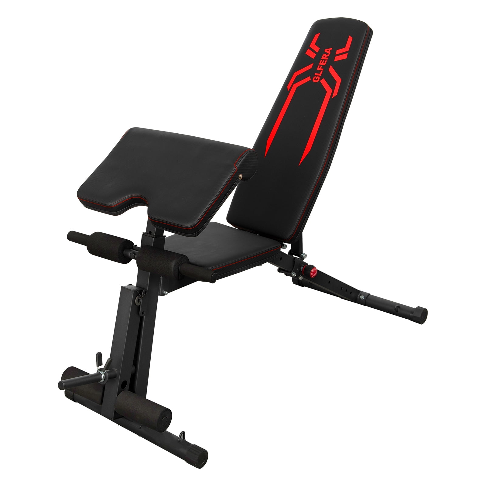 GLFERA Adjustable Weight Bench,660LBS Workout Bench for Home Gym with ...