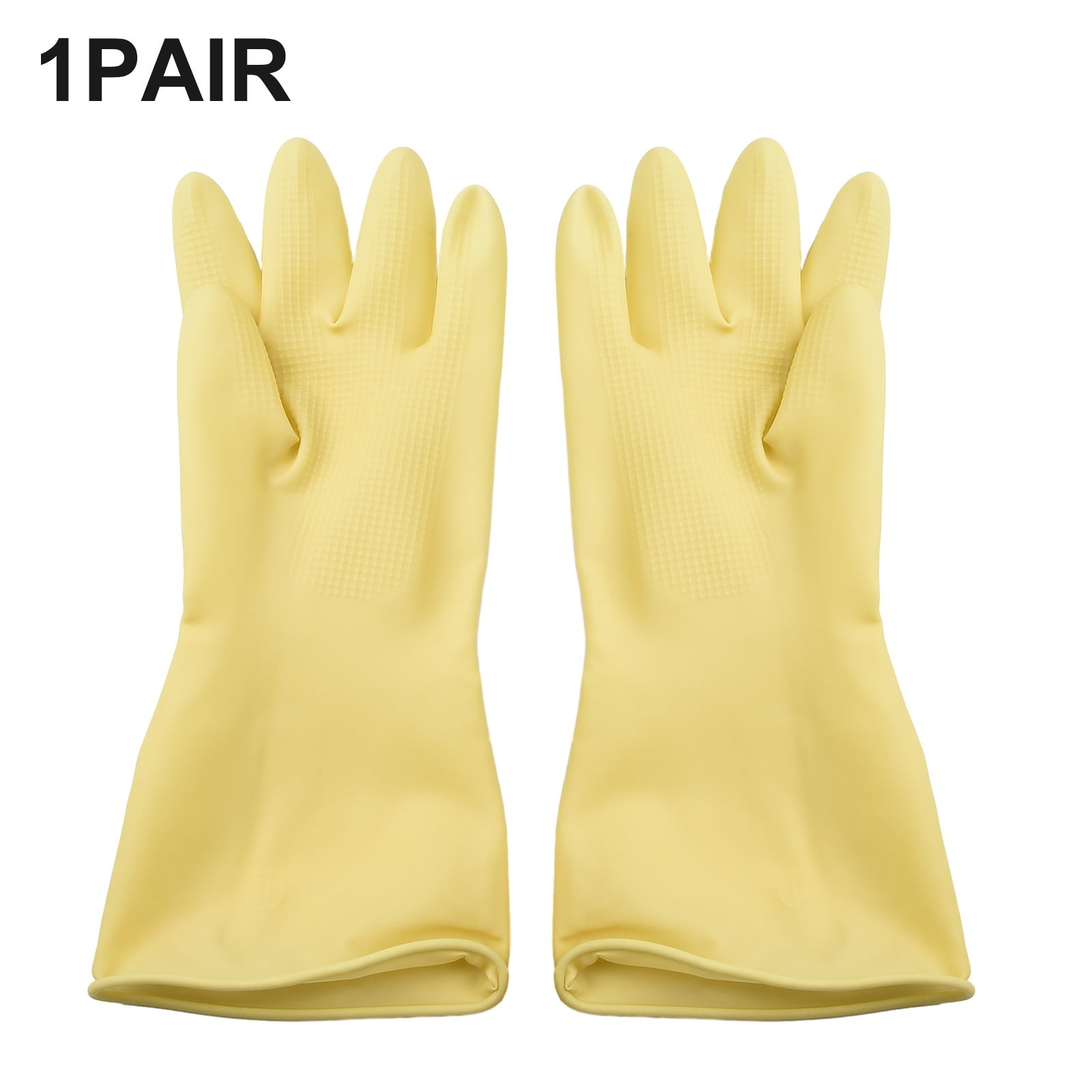 GLFILL 1 Pair Latex Industrial Gloves Acid Resistant Chemical ...