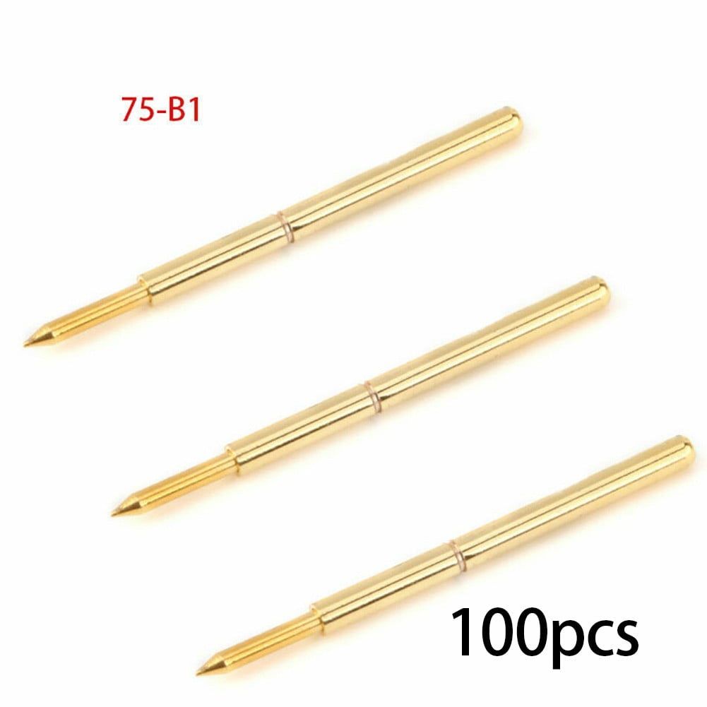 GLFILL 100x Dia 0.68mm-2.36mm Multiple Types Spring Test Probe Pogo Pin ...