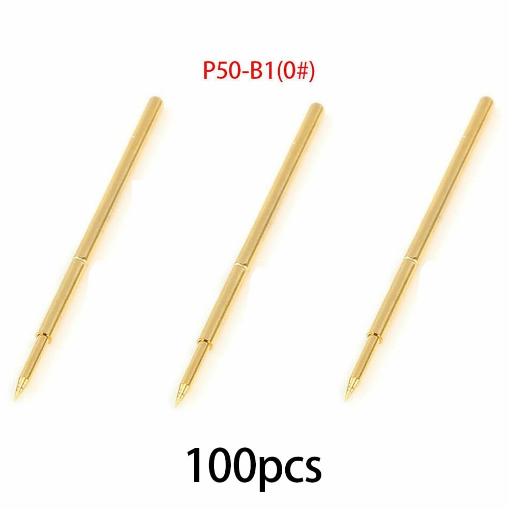 GLFILL 100x Dia 0.68mm-2.36mm Multiple Types Spring Test Probe Pogo Pin ...