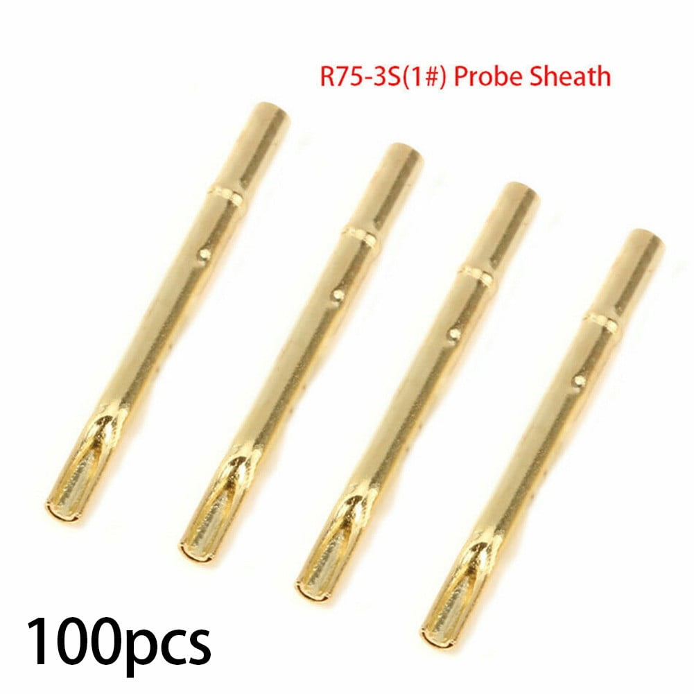 GLFILL 100x Dia 0.68mm-2.36mm Multiple Types Spring Test Probe Pogo Pin ...