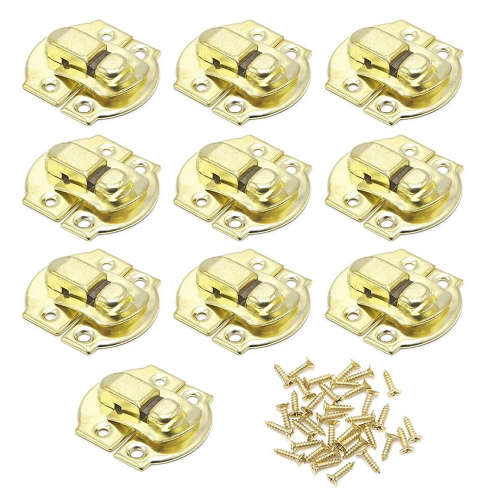 GLFILL 10Pcs Treasure Box Buckle Iron Wooden Box Buckle Lock Buckle ...