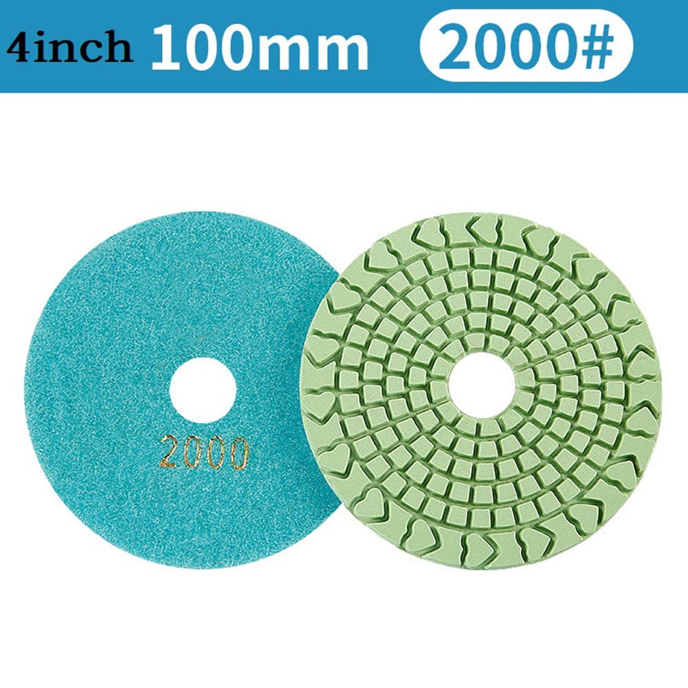 GLFILL 1Pc 4 Inch 100mm Wet Diamond Polishing Pads Tool for Granite ...