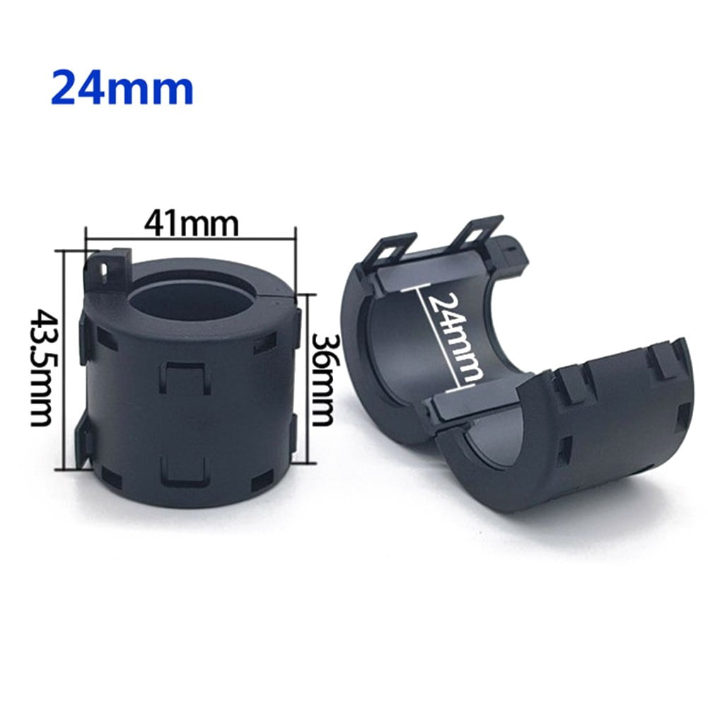 GLFILL 1pc Clip On RFI Emi Noise Core Filters Ferrite For Power Cable ...