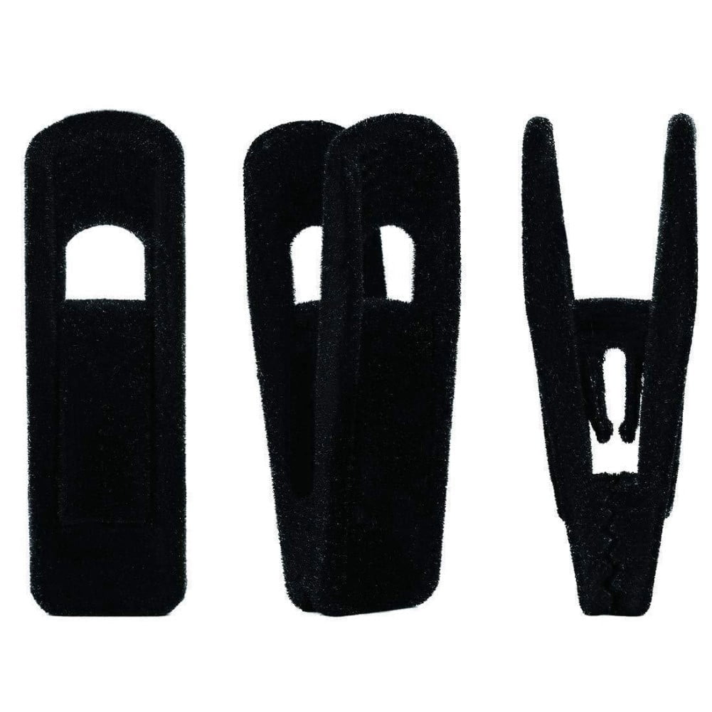 GLFILL 20x Non Slip Velvet Hangers Clips for Flocked Trouser Coat ...