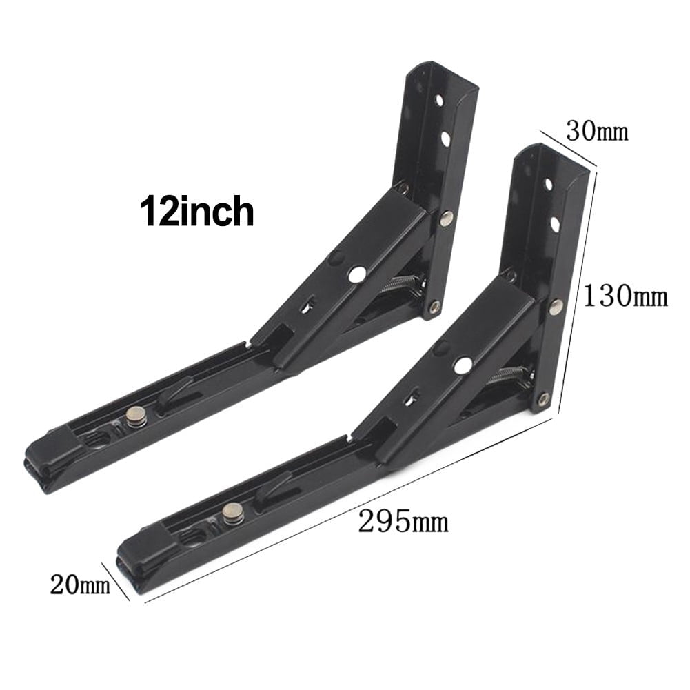 GLFILL 2Pcs Triangle Folding Angle Bracket Heavy Support Adjustable ...