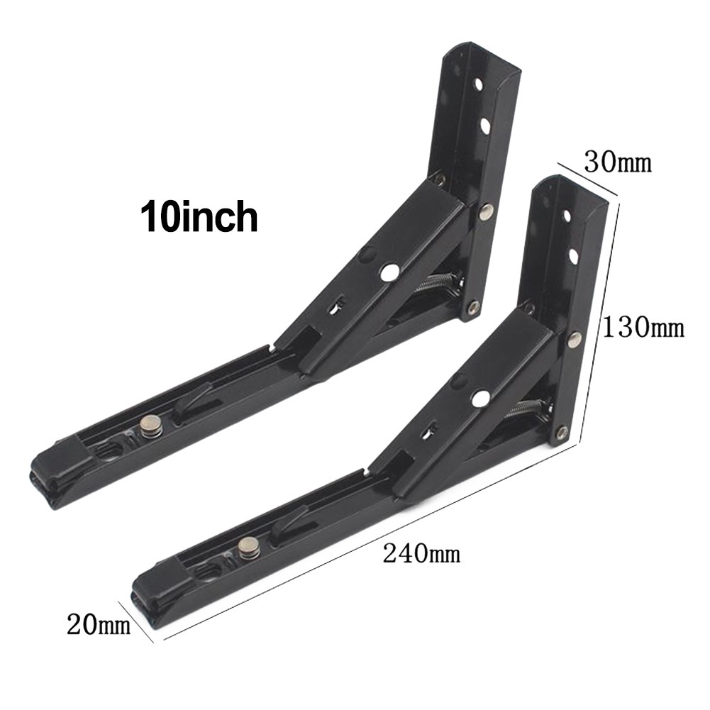 GLFILL 2Pcs Triangle Folding Angle Bracket Heavy Support Adjustable ...