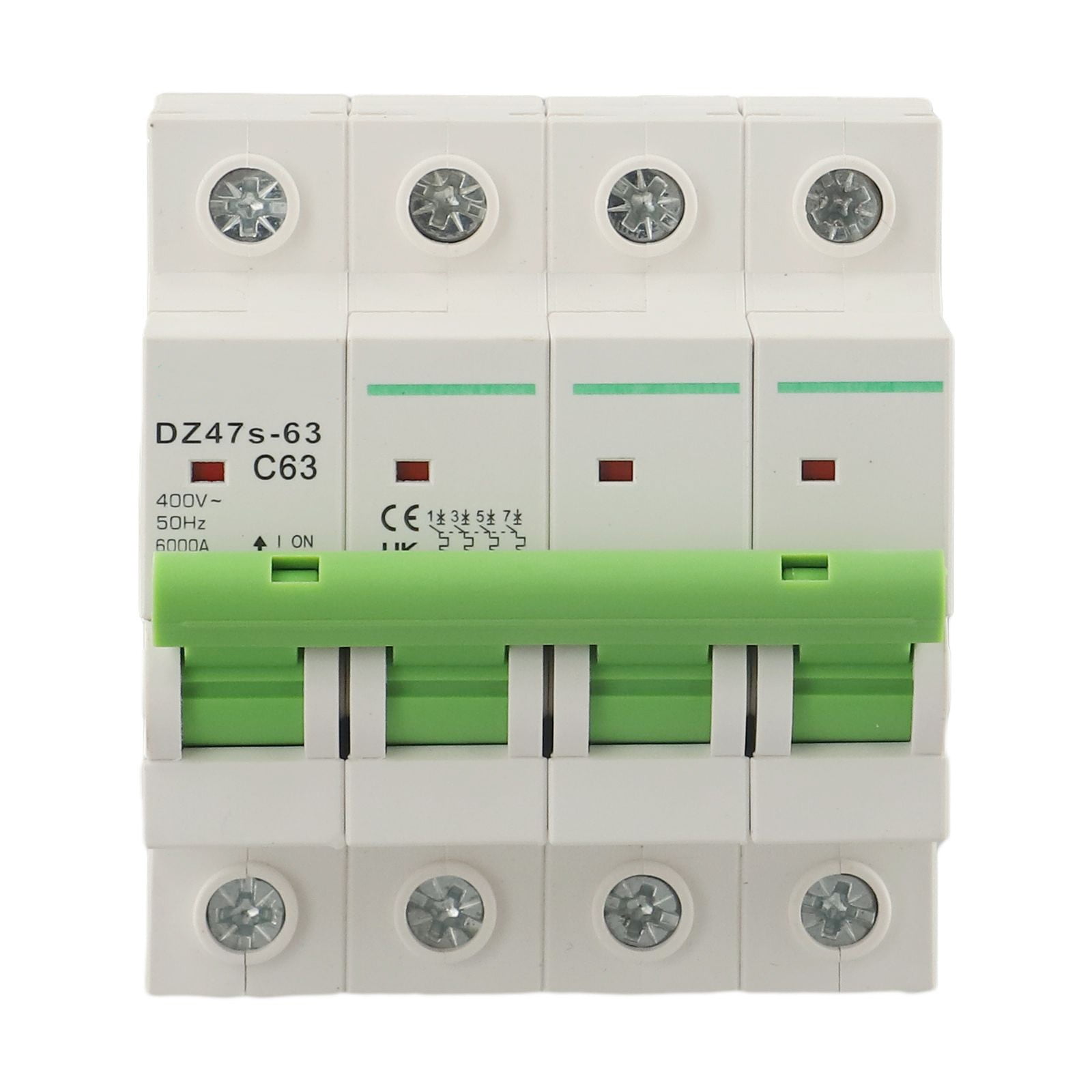 GLFILL 4P Circuit Breaker AC400V CircuitBreaker Residual Current ...
