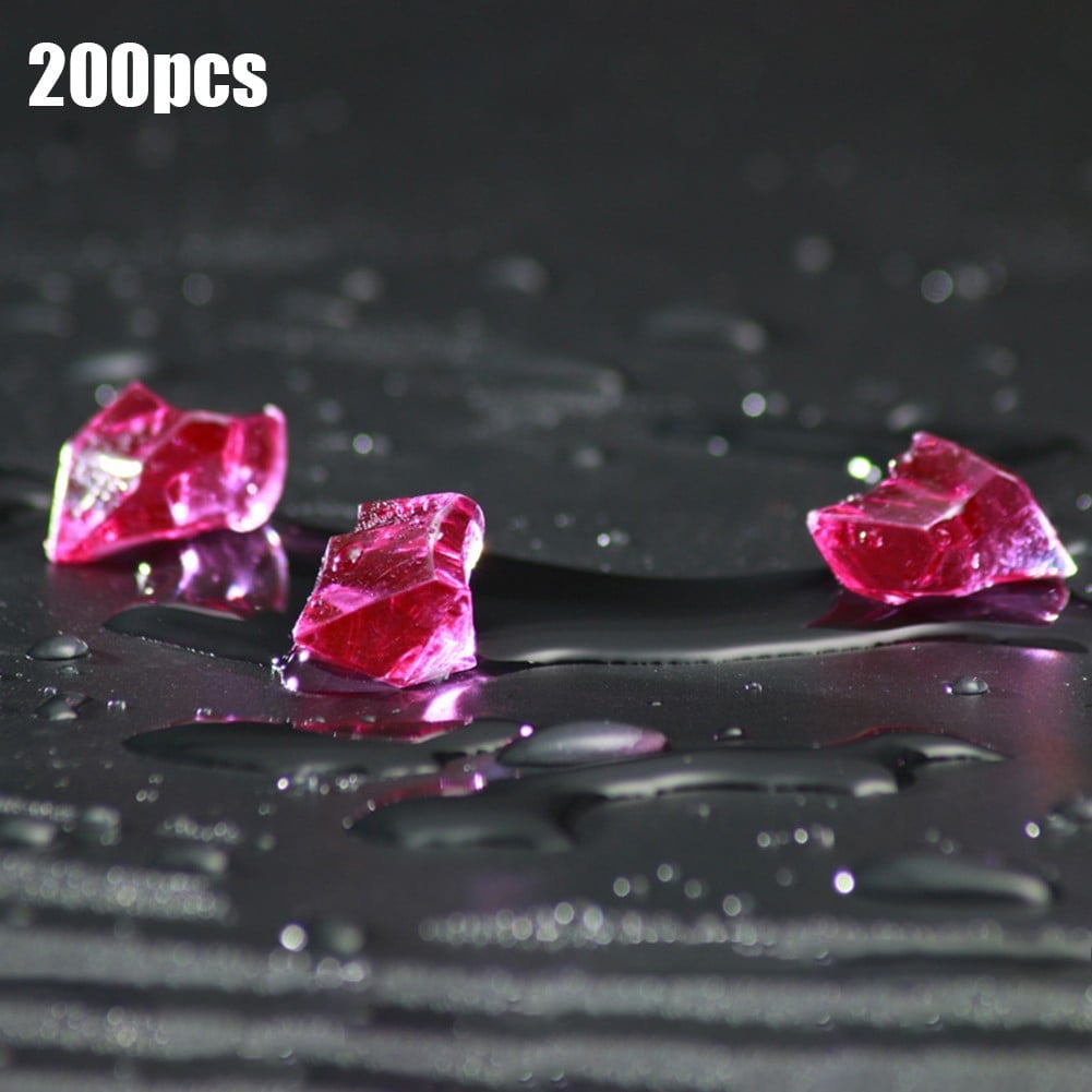 GLFILL Acrylic Crystal Gem Stone Ice Rocks Vase Plant Hydroponic ...