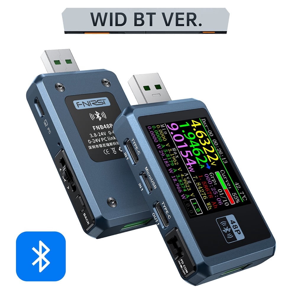 GLFILL Fnb48P Usb Dc Charger Tester Fast Charging Power Test Of ...
