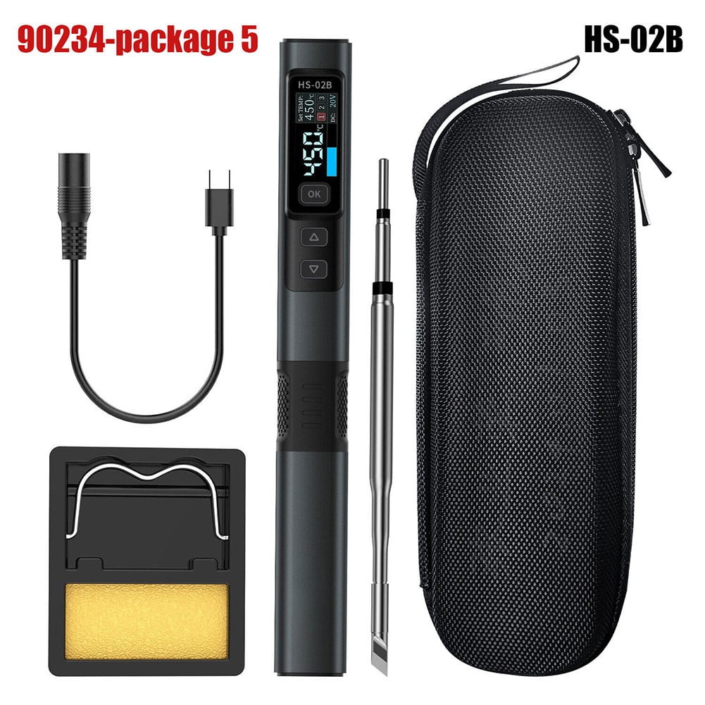 GLFILL For FNIRSI HS-02 Adjustable Temperature Electric Soldering Iron ...