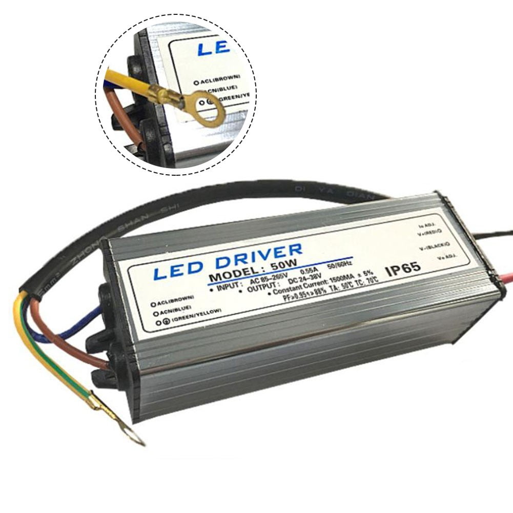 GLFILL Led Driver 10W-60W 300-1800Ma Power Supply Floodlight Led ...