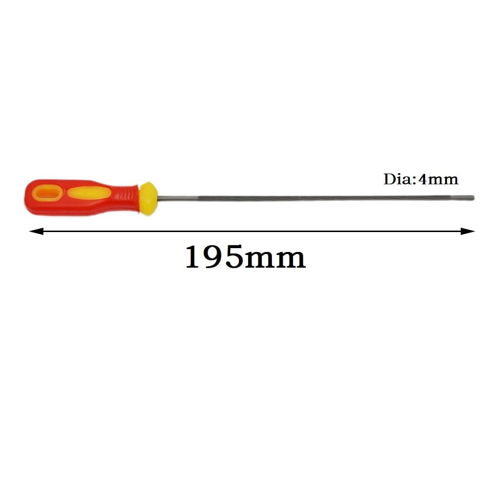 GLFILL Round Chainsaw Saw Chain Files Sharpener for Woodwork Chainsaw 4 ...