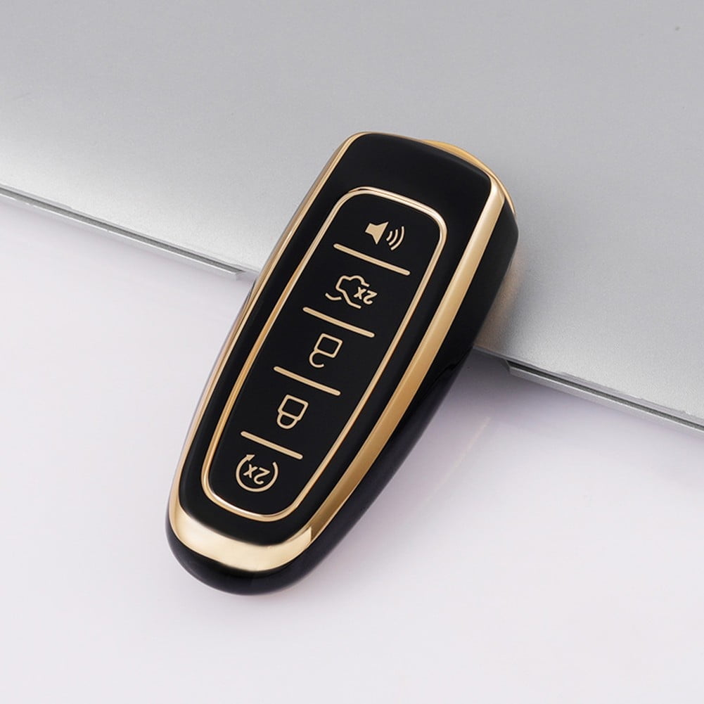 GLFILL Soft Tpu Remote Key Fob Case Cover for Ford Edge Explorer Escape ...