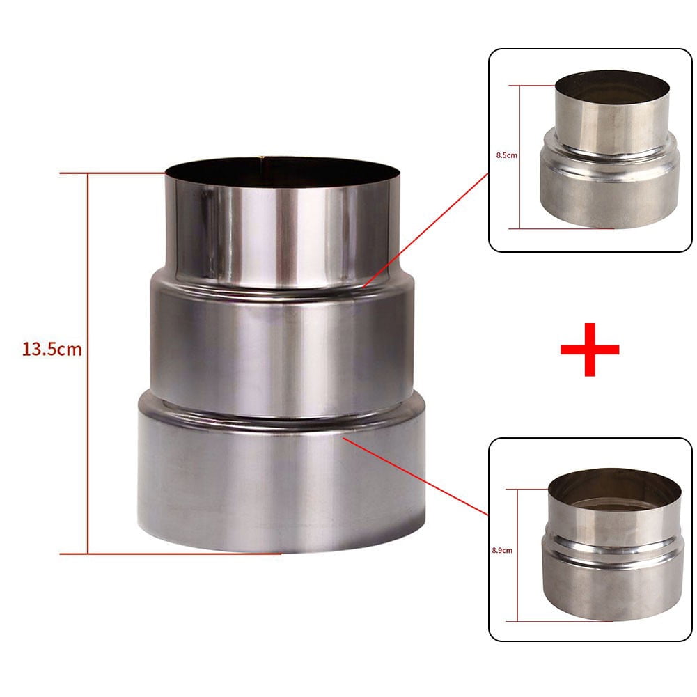 GLFILL Stainless Steel Flue Liner Reducer Tubing Connector Chimney ...