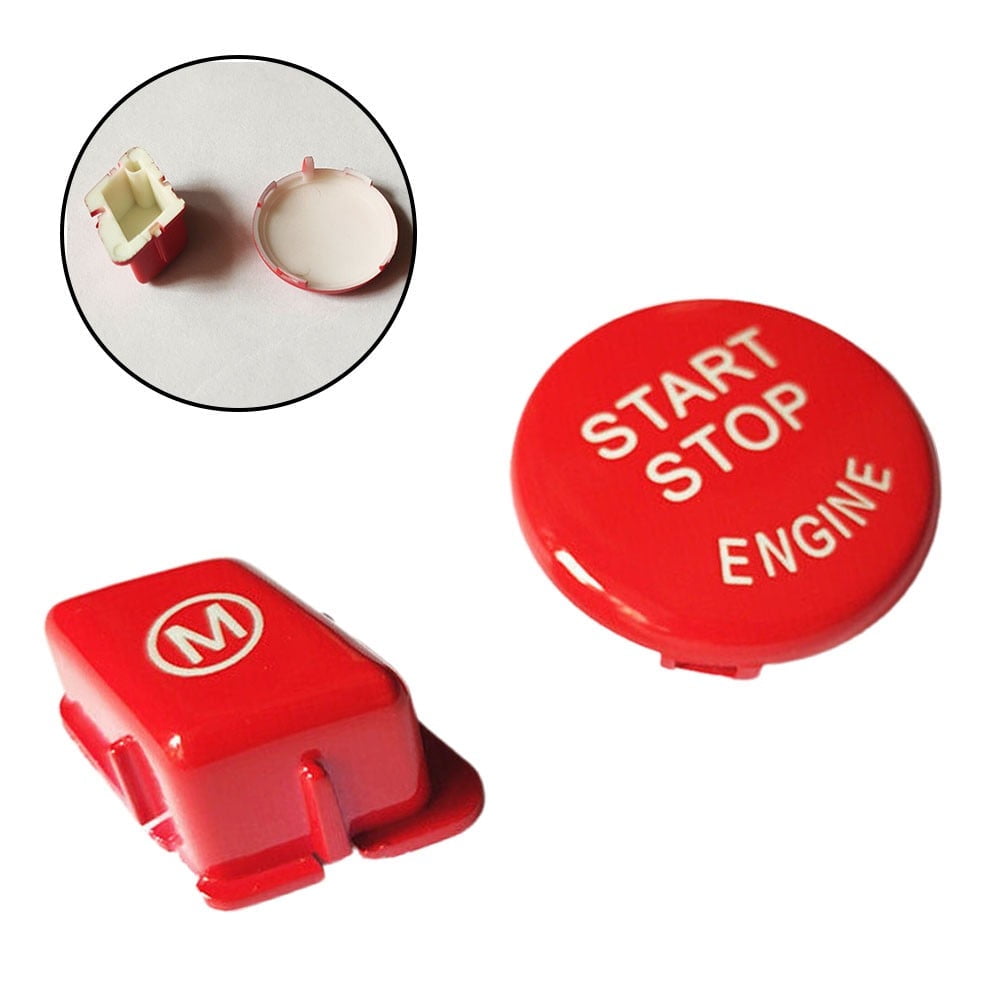 GLFILL Steering Wheel M Mode +Engine Start Stop Switch Button for Bmw ...