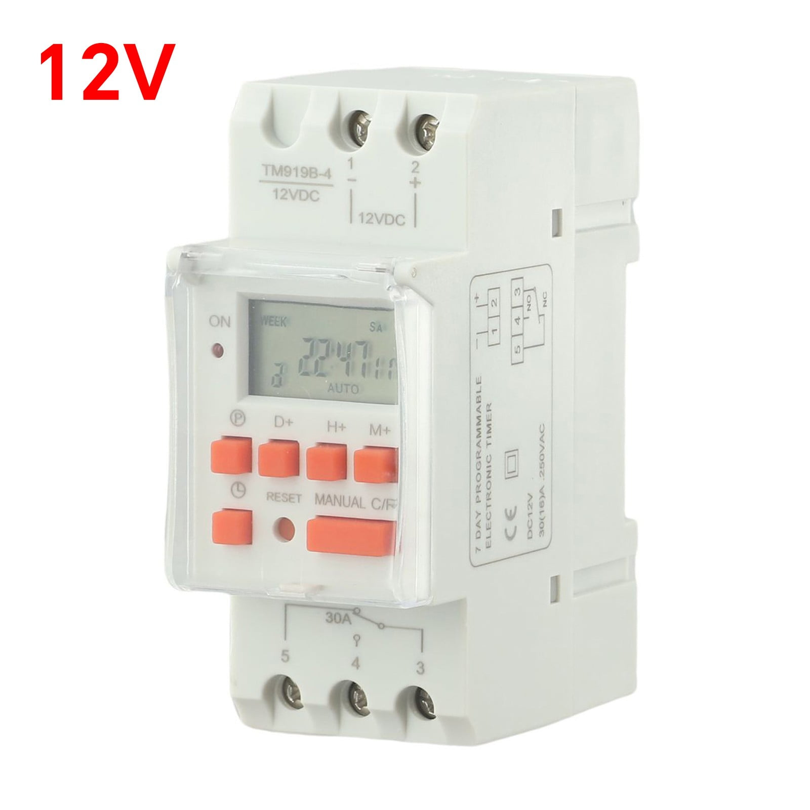 GLFILL TM919B Timer Switch Programmable Time Controller Automatic Cycle ...