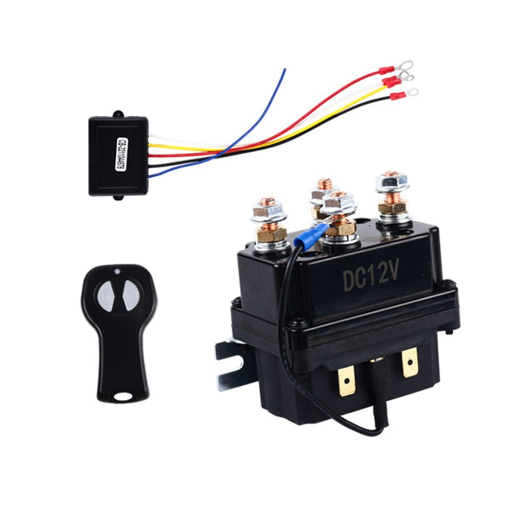 GLFS 12V 250A Solenoid Relay Contactor Wireless Winch Remote Control ...