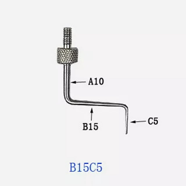 GLFS 1pc Flat Contact Point Z-Type Needle Tip Contact Points For Depth ...