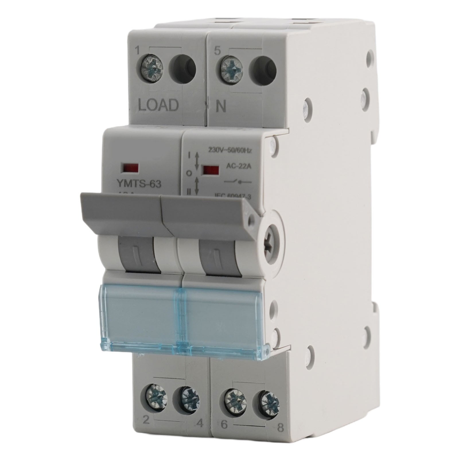 GLFS 1pc YMTS-63 Manual Changeover Transfer Switch MTS Dual Power ...