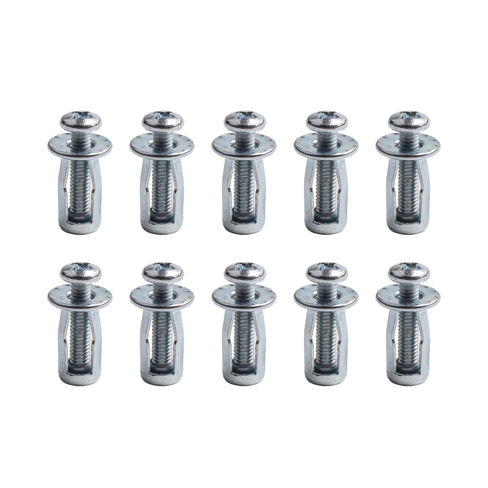 GLFS 20PCS Nuts Expansion Screws Carbon Steel Nuts Shaped Metal Nuts ...