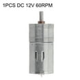 GLFS 25GA-370 DC 12V Gear Motor Speed Reduction Geared Motor Metal Gear Motor 60RPM 80RPM 130RPM ...